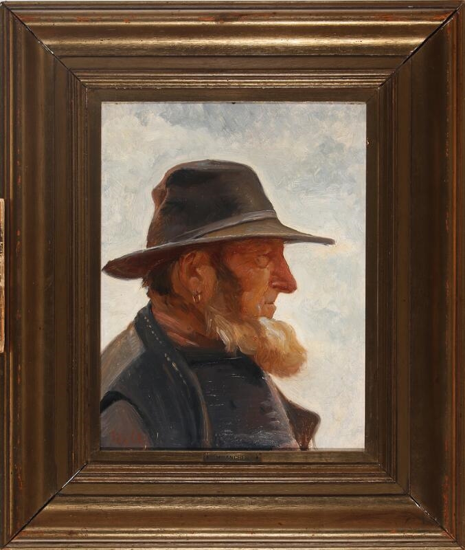 Michael Peter Ancher | Portrait of the Skaw fisherman Ole Svendsen ...