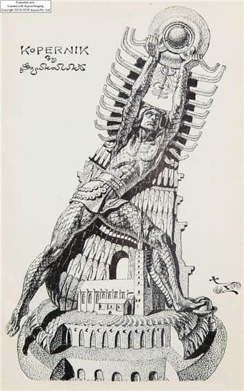 Stanislaw Szukalski | Nicolaus Copernicus (sketch of the monument ...
