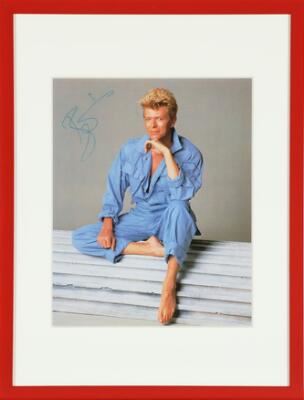 David Bailey | A signed colour photograph (magazine page) of the ...