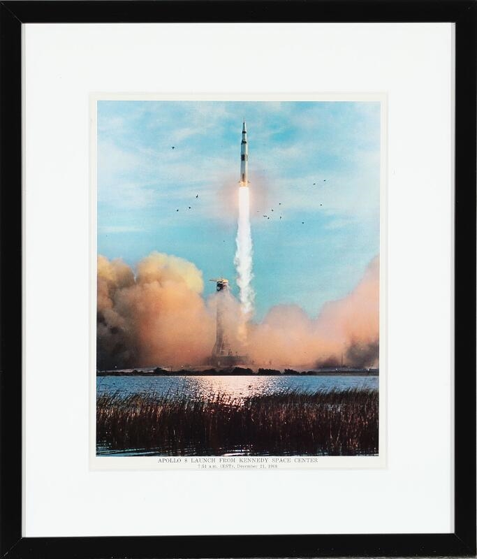 NASA | Two original NASA colour offset photographs from the Apollo 8 ...