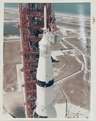 NASA | A NASA 'Red Number' colour photograph of the Saturn V rocket ...