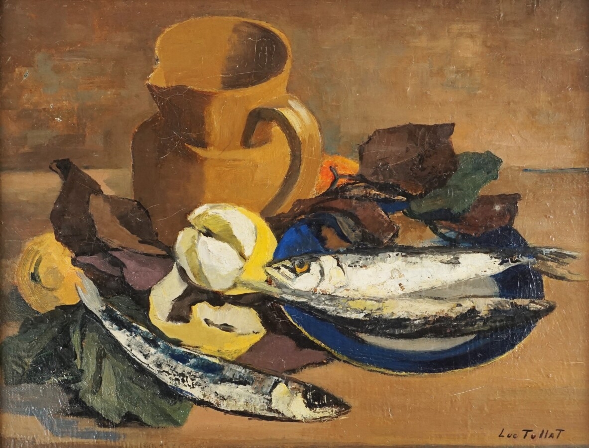 Luc Tullat | Nature morte aux sardines | MutualArt
