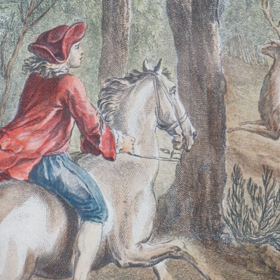 Jean-Baptiste Oudry | Fables de La Fontaine comprenant Le cerf et la ...