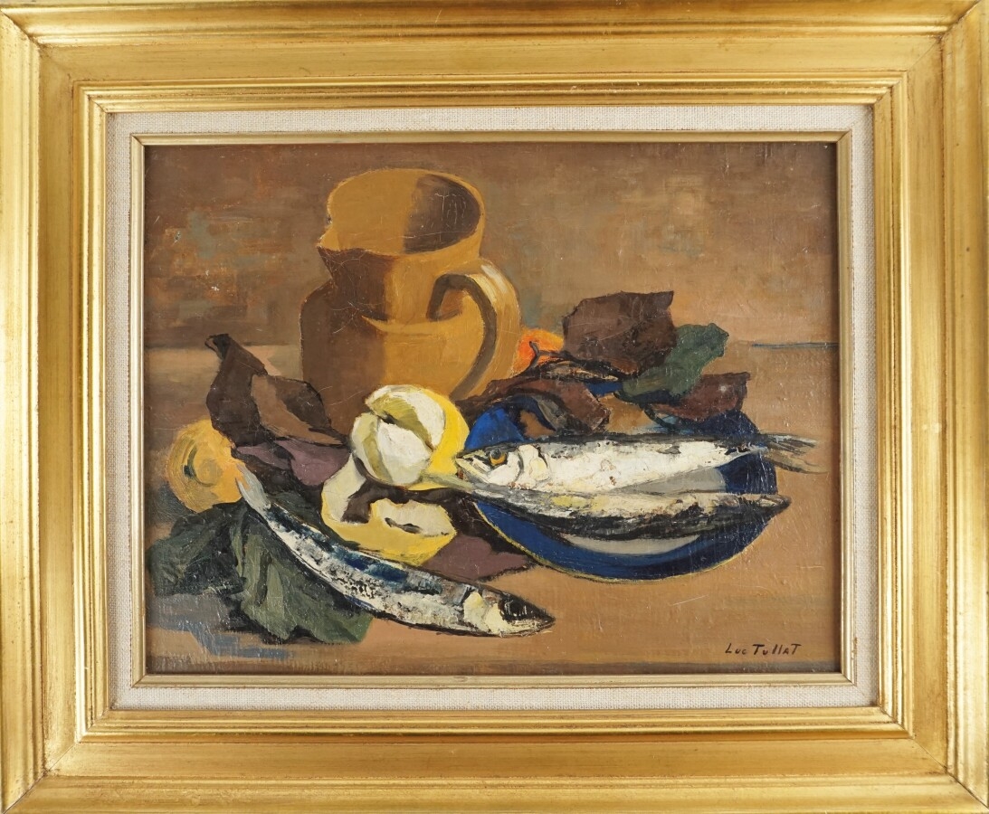 Luc Tullat | Nature morte aux sardines | MutualArt