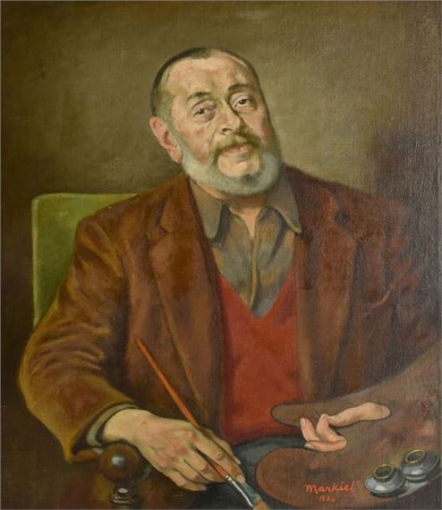 Jacob Markiel | Portrait of the painter Charles Saint-George (1970 ...