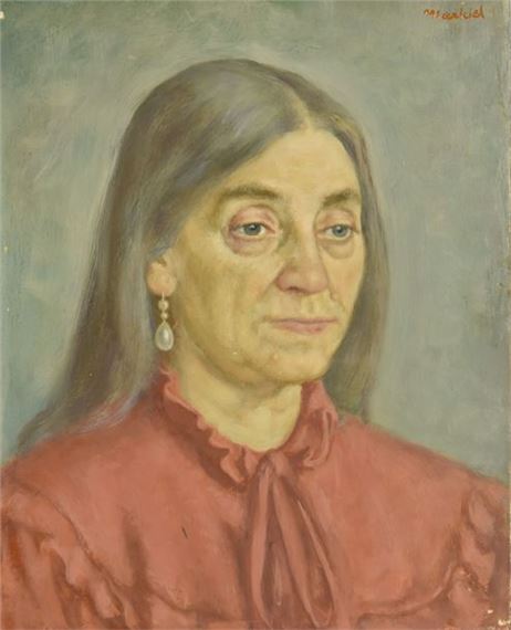 Jacob Markiel | Portrait of Esther with Gray Hair (Circa 1990) | MutualArt