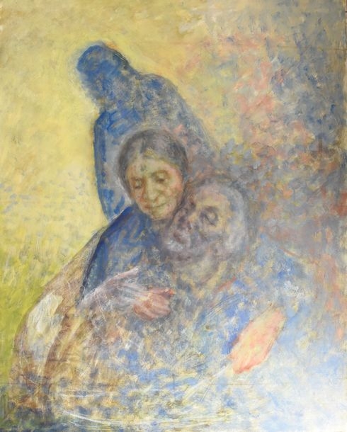 Jacob Markiel | Trinity with Esther and Jacob [Self-portrait] | MutualArt