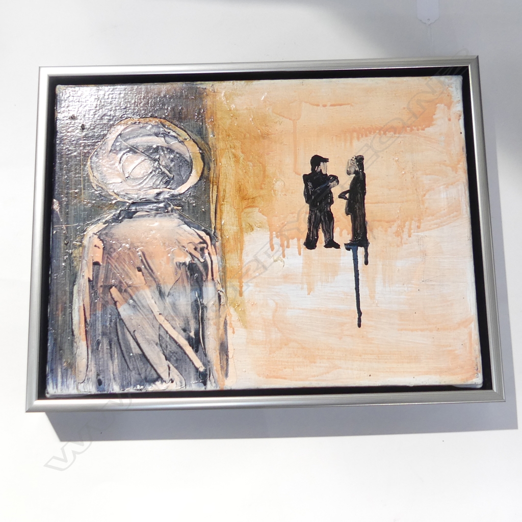 Toby Raine | TOBY RAINE UNTITLED ABSTRACT OIL 2010 305x405mm | MutualArt