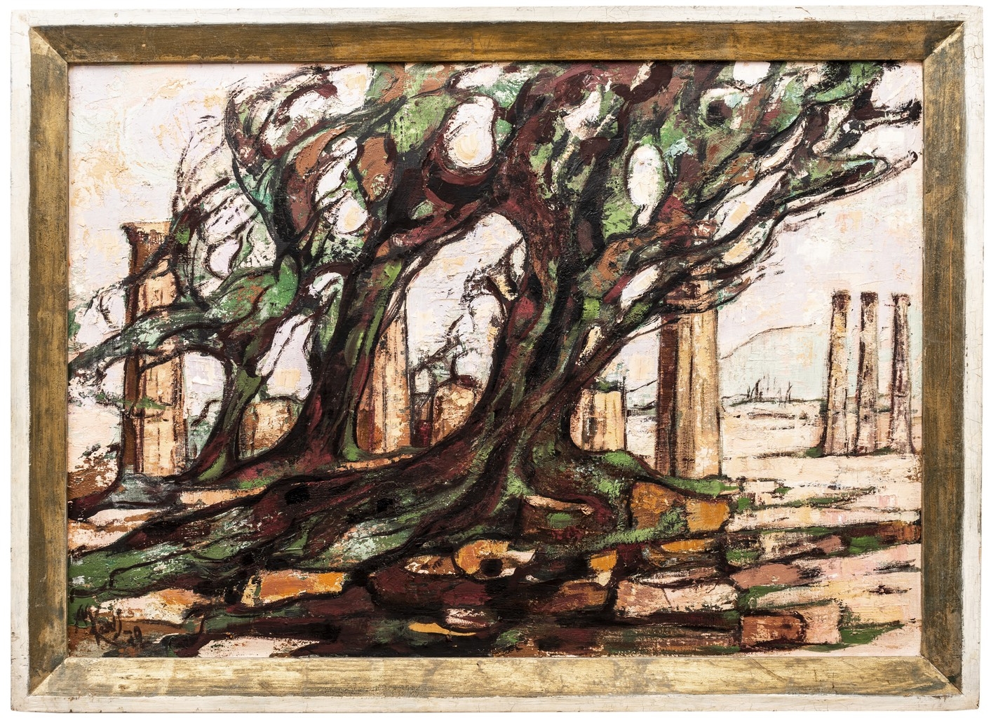 Max Kaus | Landschaft Olympia III (1972) | MutualArt