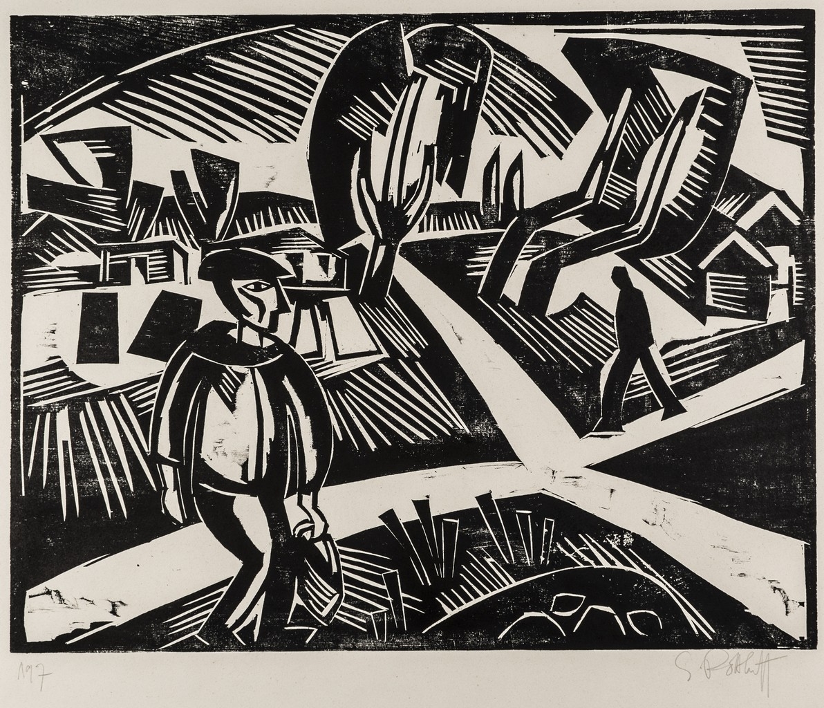 Karl Schmidt-Rottluff | Liebspaar (1920) | MutualArt