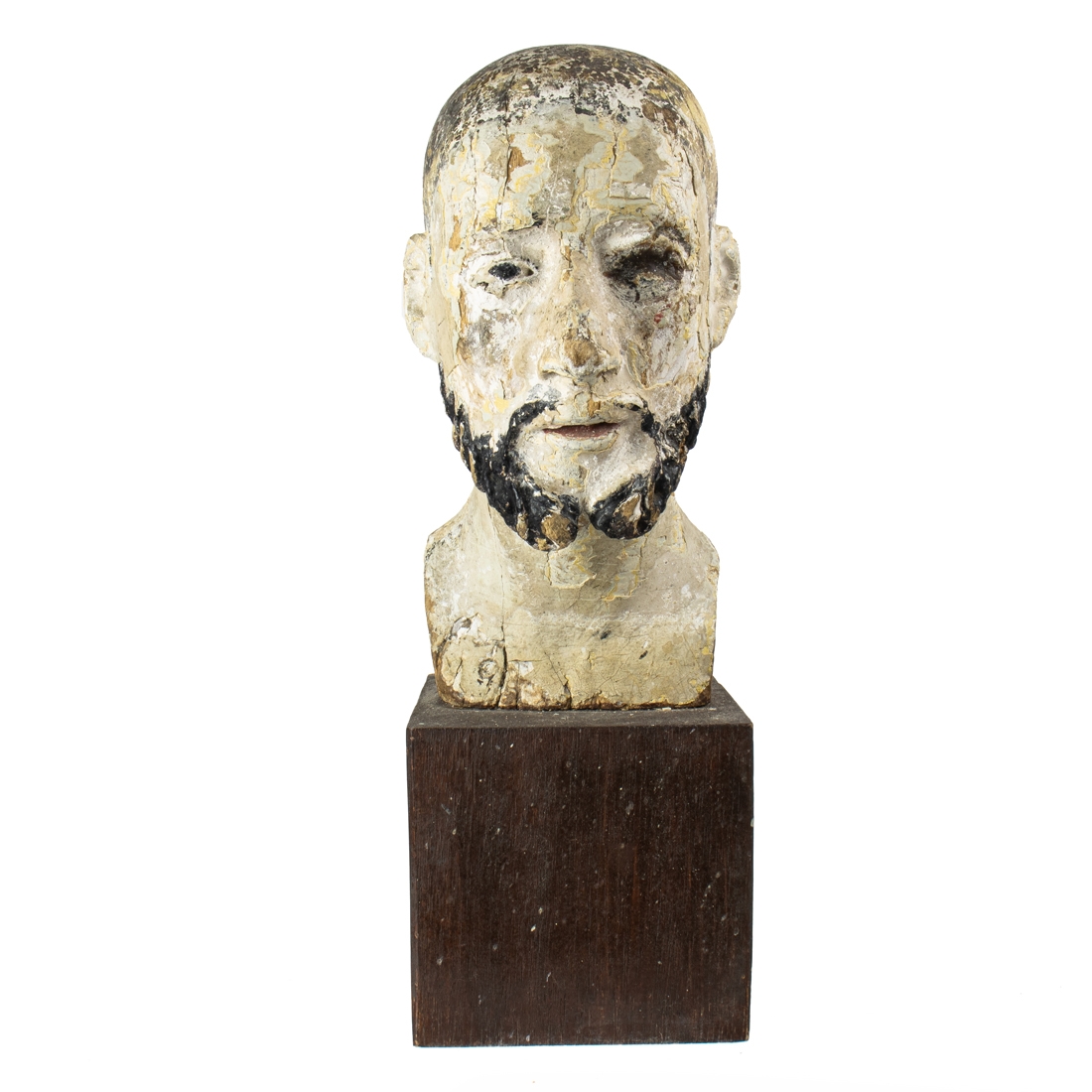 Mexican School, 19th Century | A Spanish Colonial Head of a Saint ...