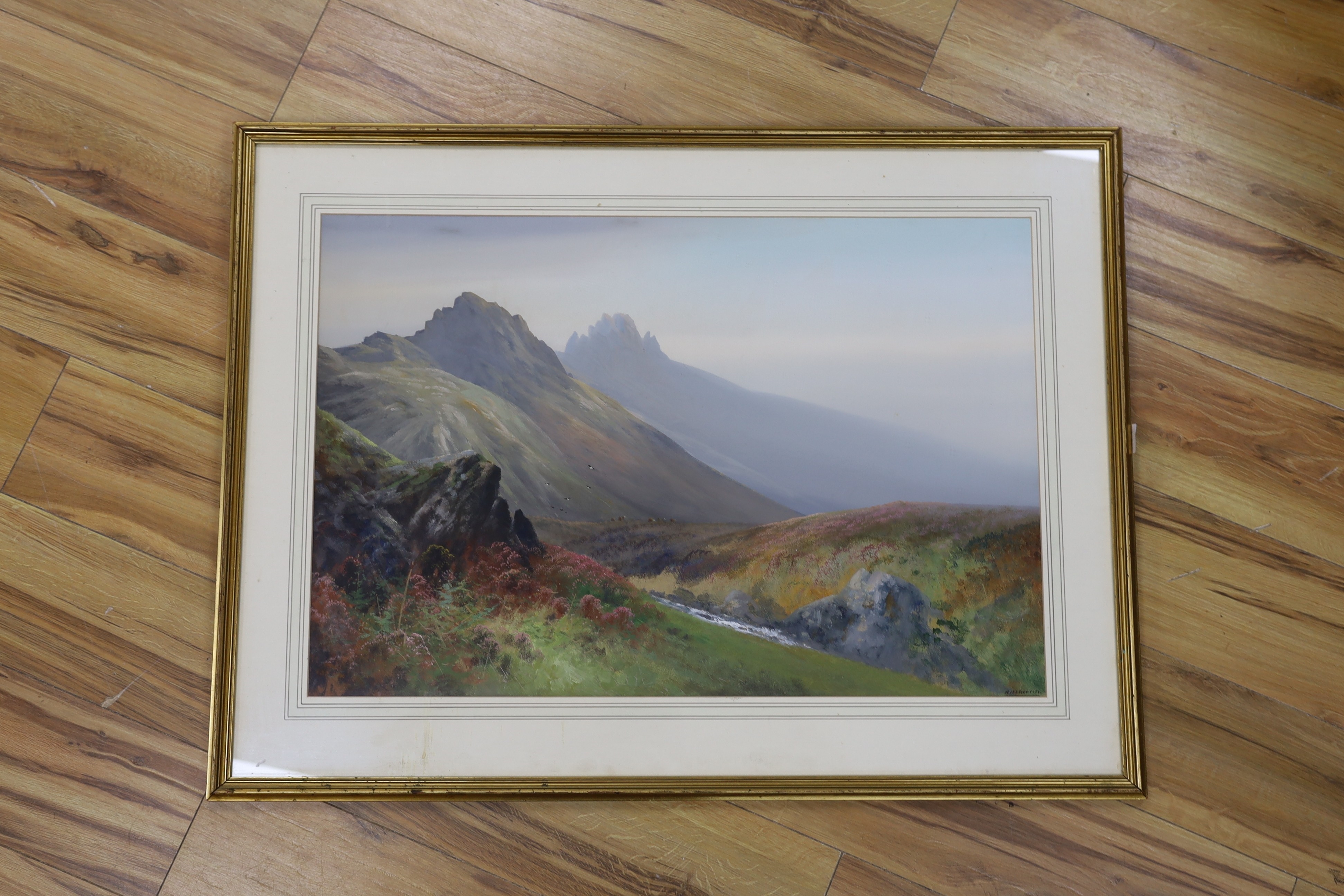 Reginald Daniel Sherrin | Scottish mountain pass | MutualArt