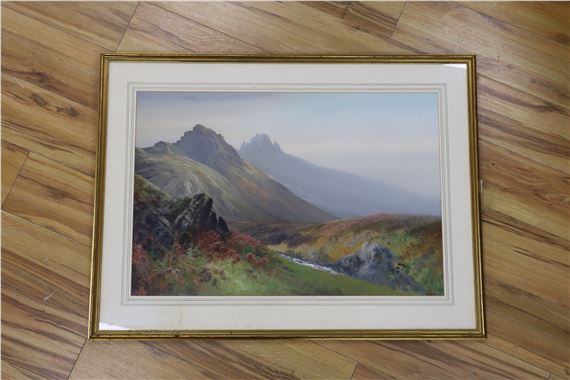 Reginald Daniel Sherrin | Scottish mountain pass | MutualArt