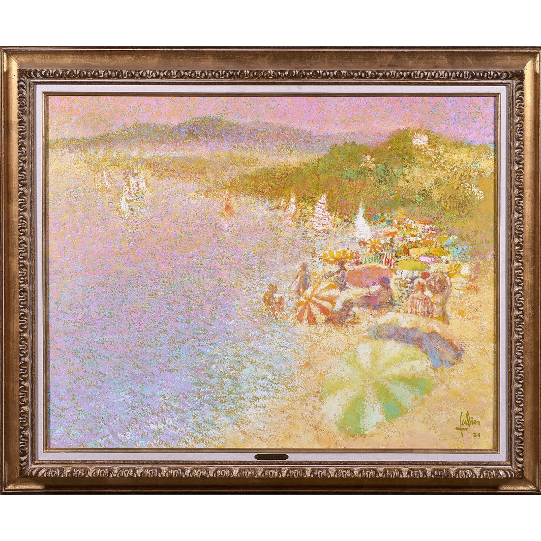 Louis Fabien | Day at the Beach (1975) | MutualArt