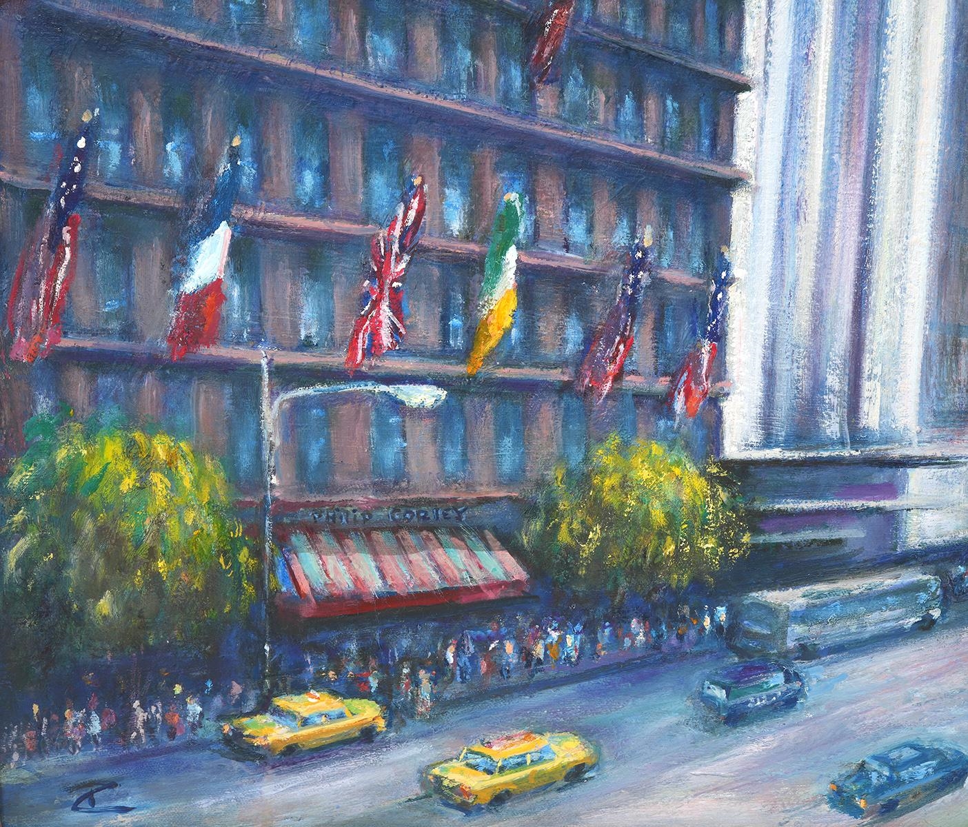 Philip Corley | Philip Corley 'Empire State Building' Painting (1944 ...