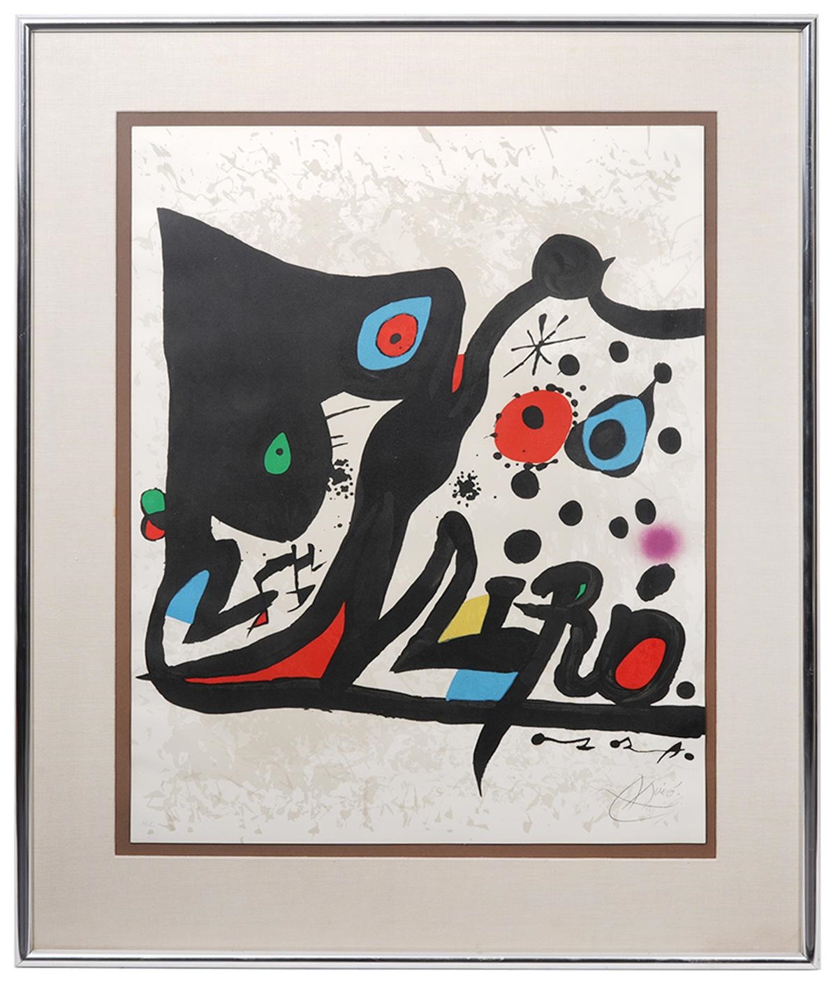 Joan Miró | Miro Lithograph 'Livres Illustres Et Litographes' (1973 ...