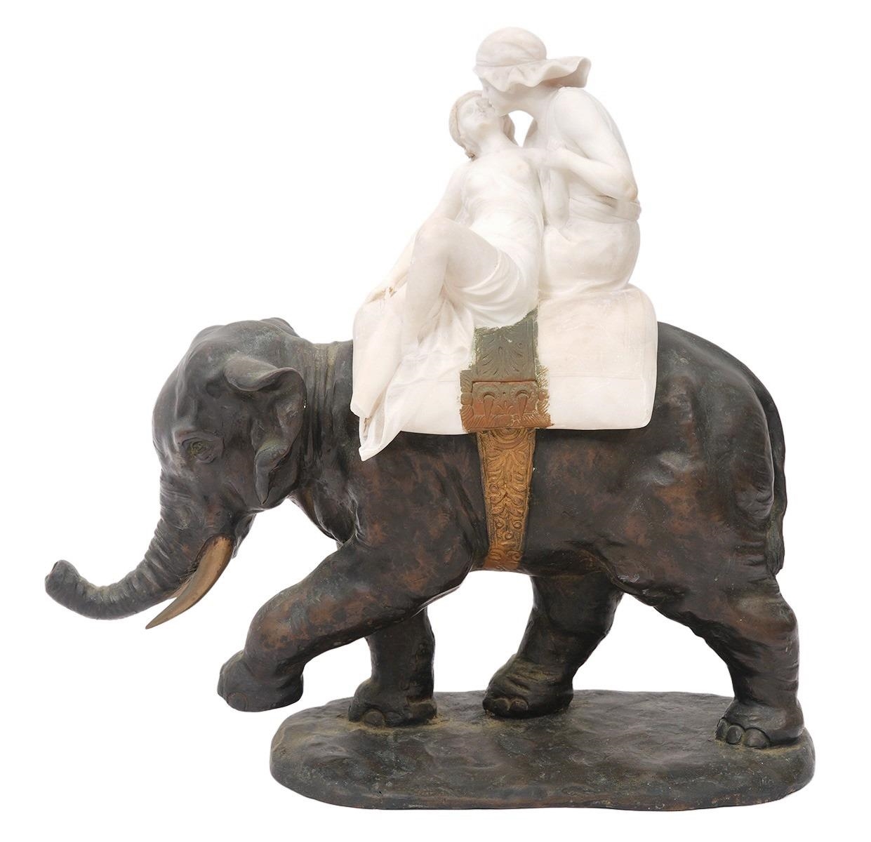 Emilio Fiaschi | Emilio P. Fiaschi Bronze & Marble Sculpture | MutualArt