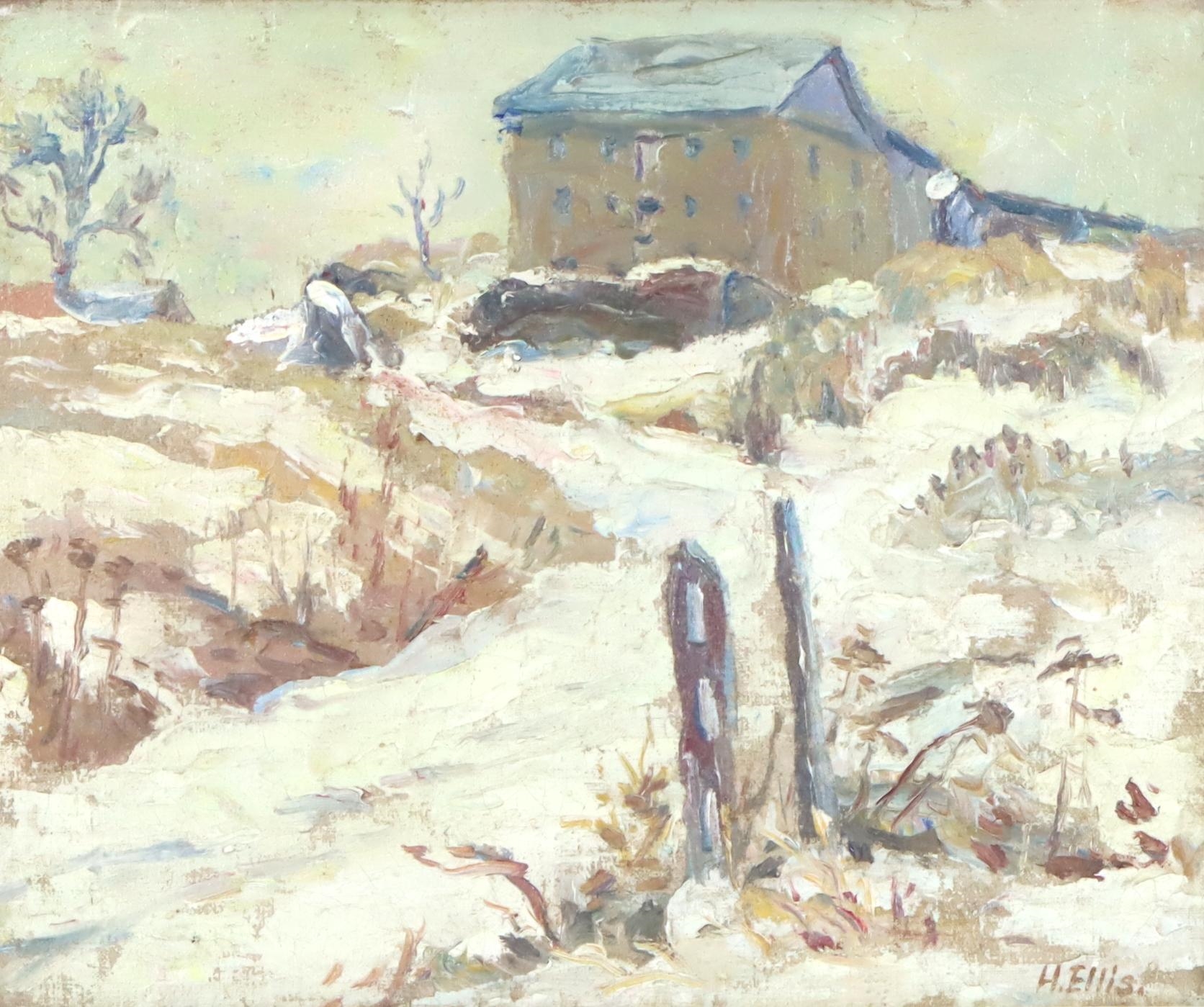 Howard Ellis | Snow Scene-House | MutualArt