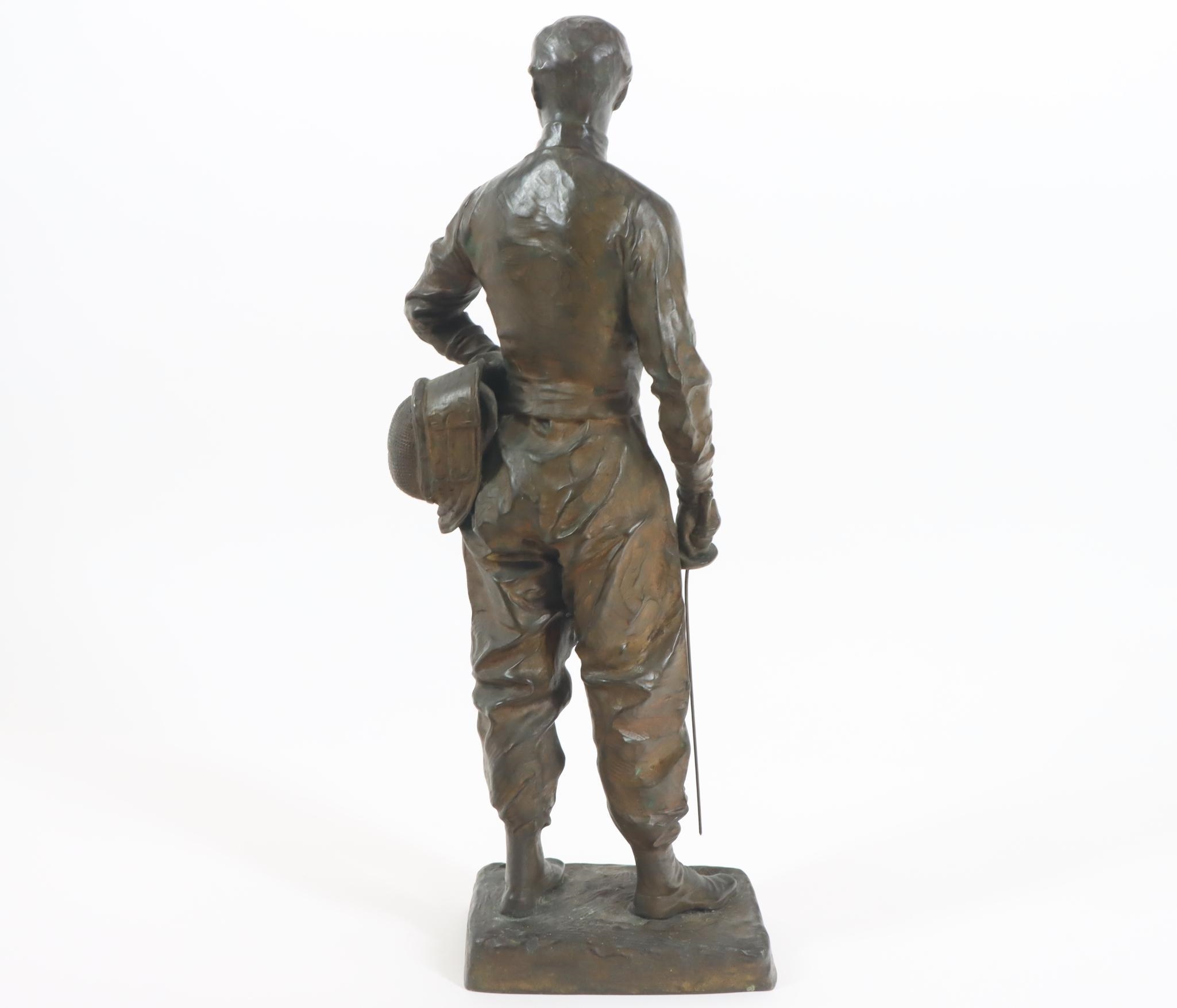 Cesar Philipp | A young fencer | MutualArt
