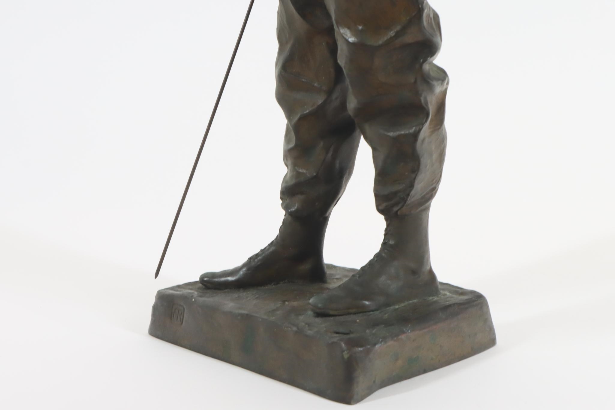 Cesar Philipp | A young fencer | MutualArt