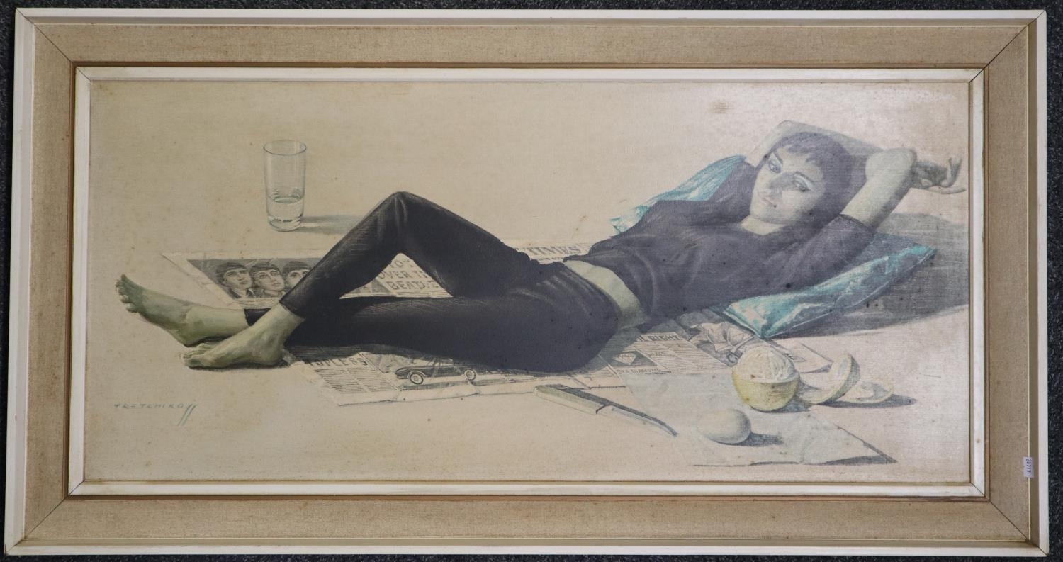 Vladimir Tretchikoff | Beatnik Girl | MutualArt
