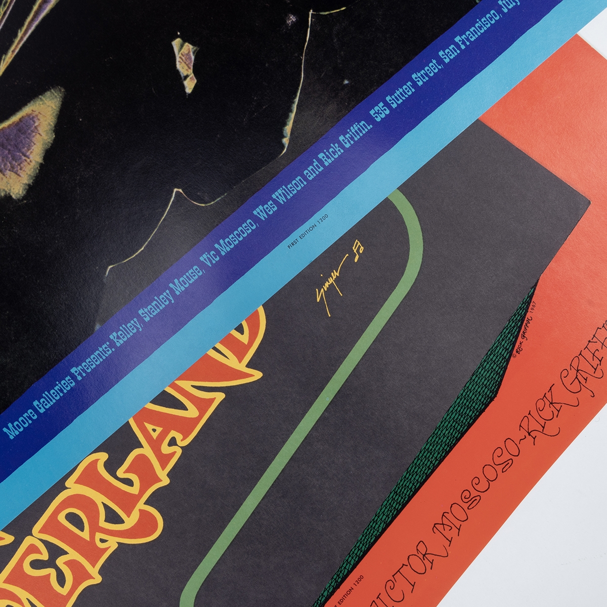 Rick Griffin | Six Psychedelic Posters Including Joint Show (20th ...