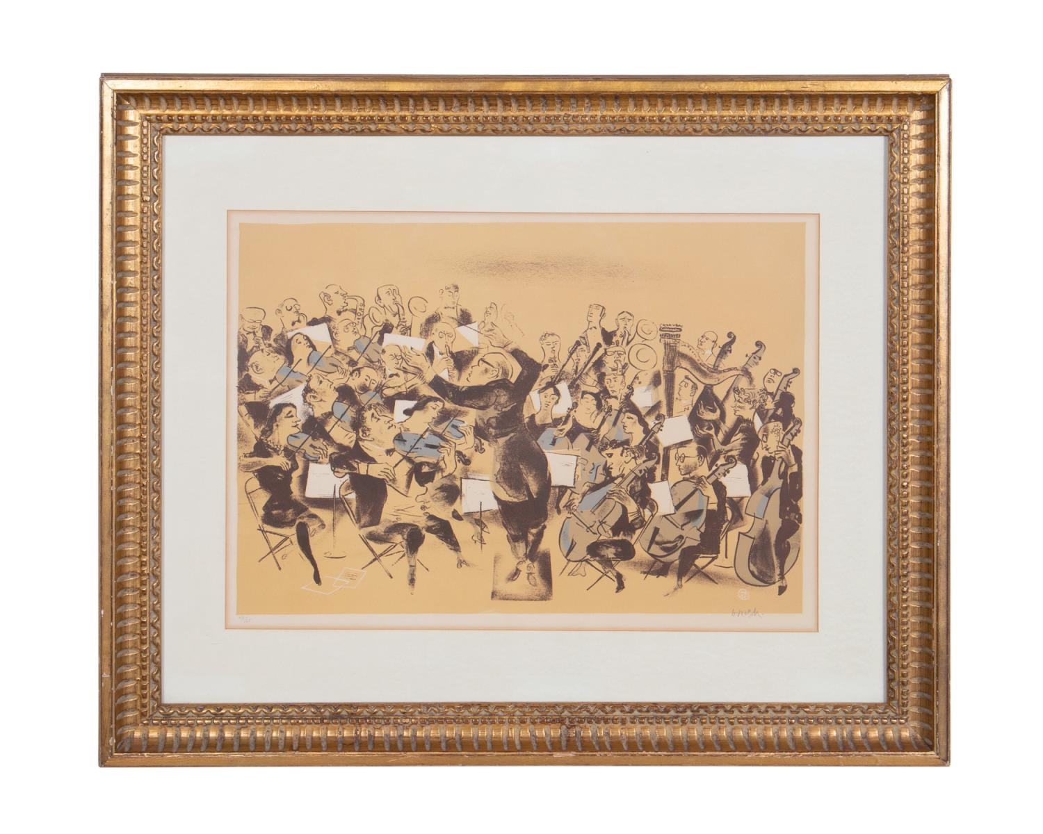 William Gropper | LITHOGRAPH OF ORCHESTRA (1935) | MutualArt