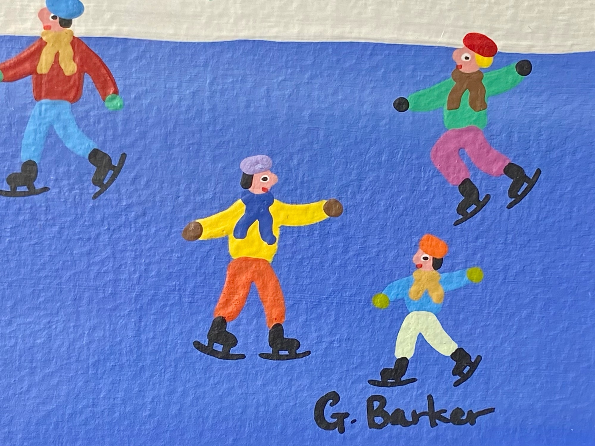 Gordon Baker | Skating By The Windmills | MutualArt