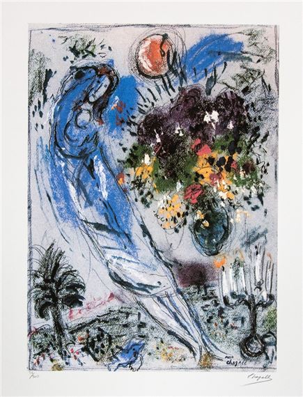 Marc Chagall | Love by the Moon | MutualArt