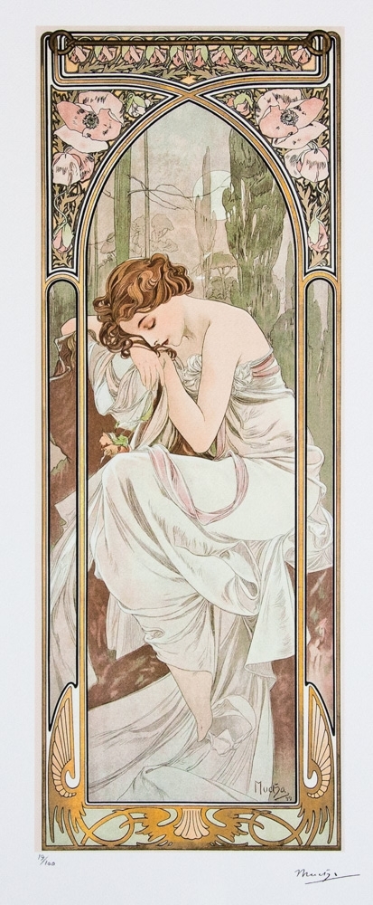 Alphonse Mucha | Study for a Diploma Design (1919) | MutualArt