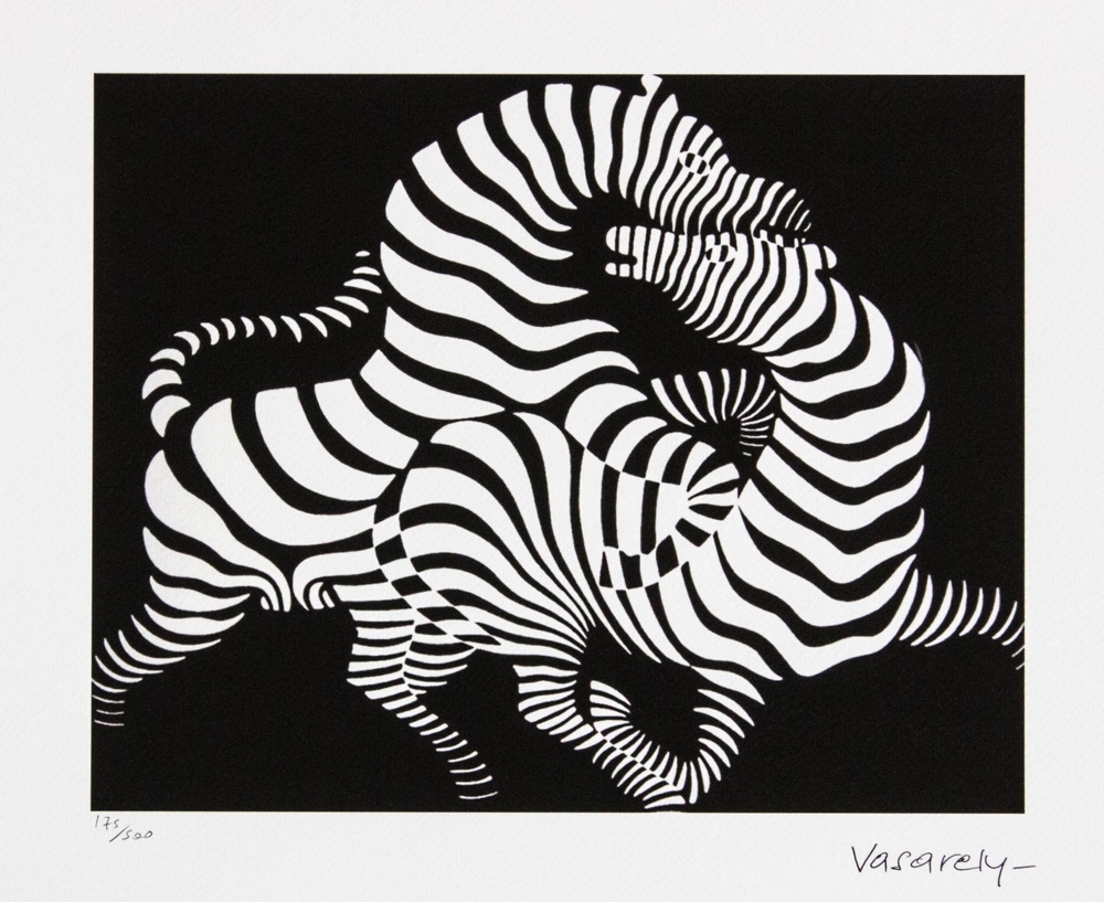 Op Art Victor Vasarely Zebra