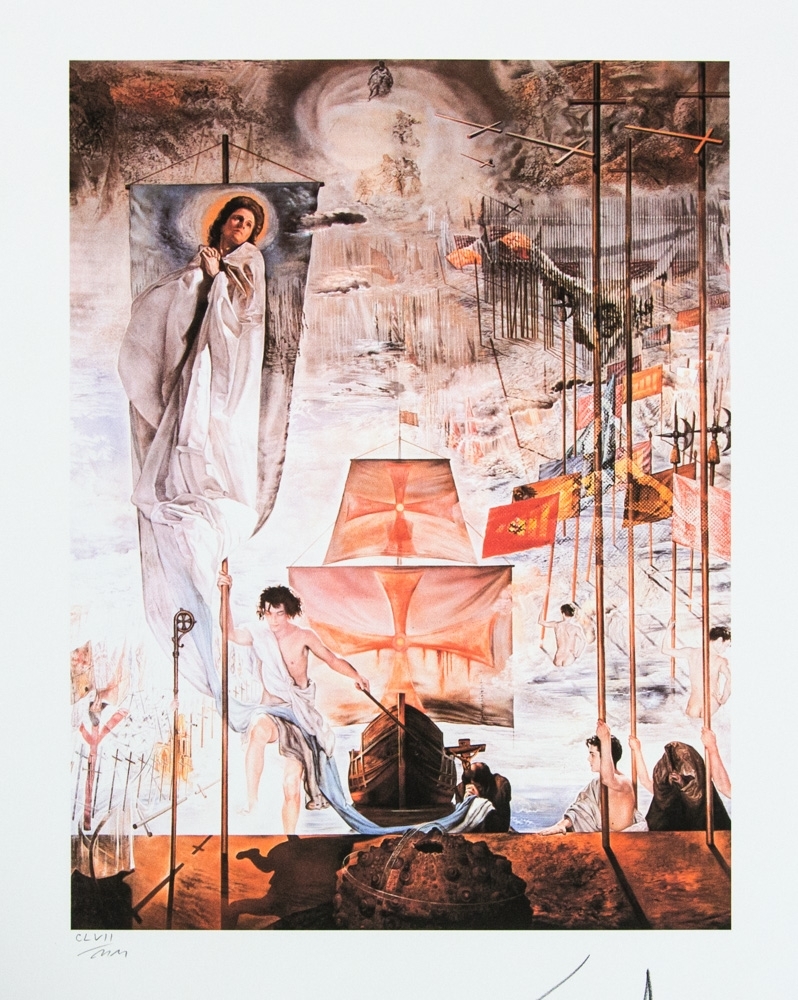 Salvador Dalí | Discovery of American by Christopher Columbus | MutualArt