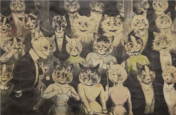 Louis Wain | The ginger Tom | MutualArt
