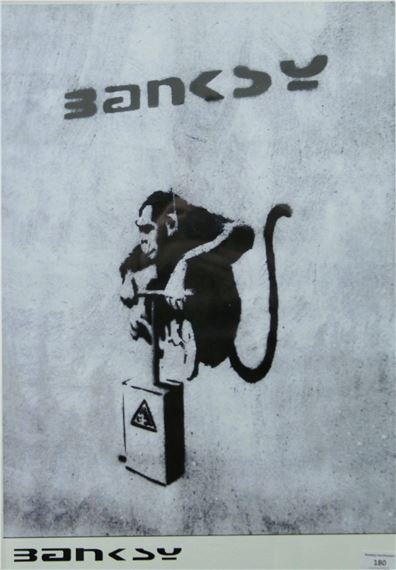Banksy | Monkey Bomb poster | MutualArt