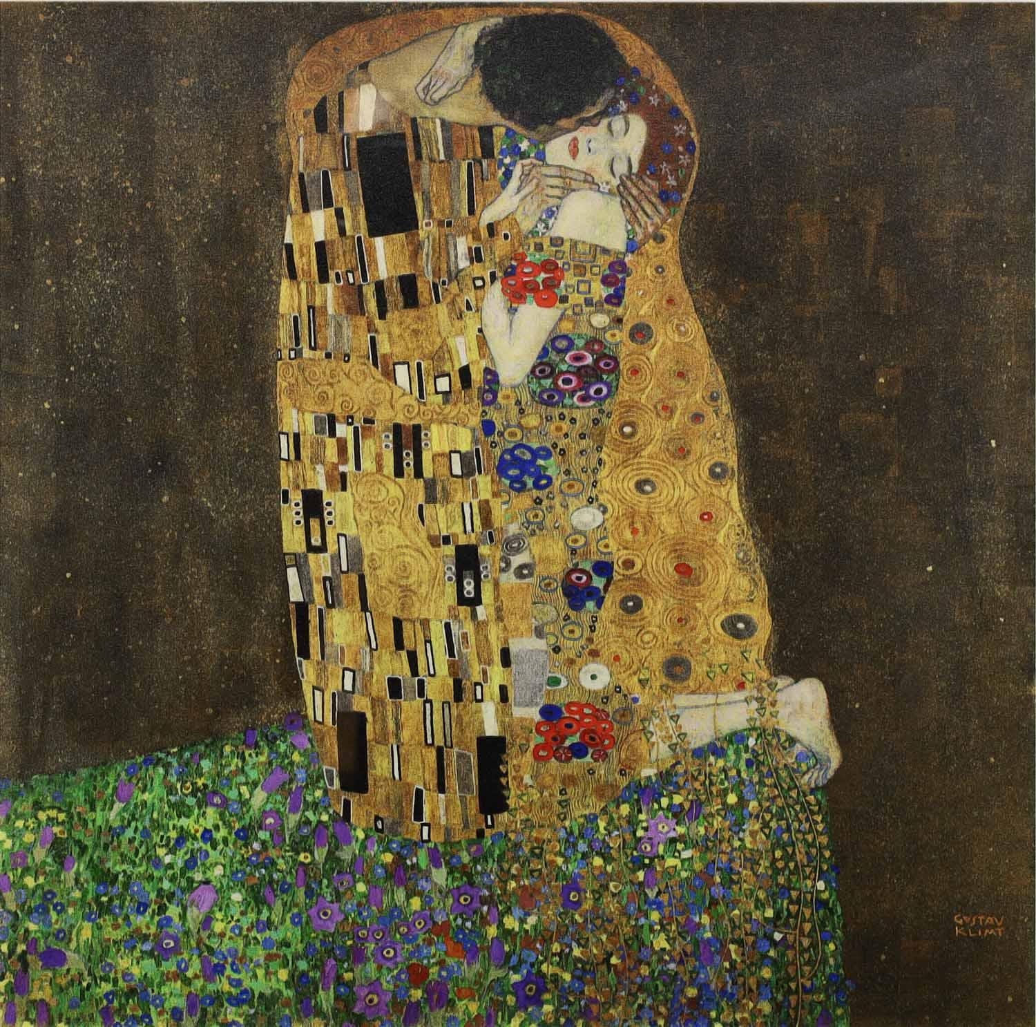 Gustav Klimt | THE KISS (1994) | MutualArt