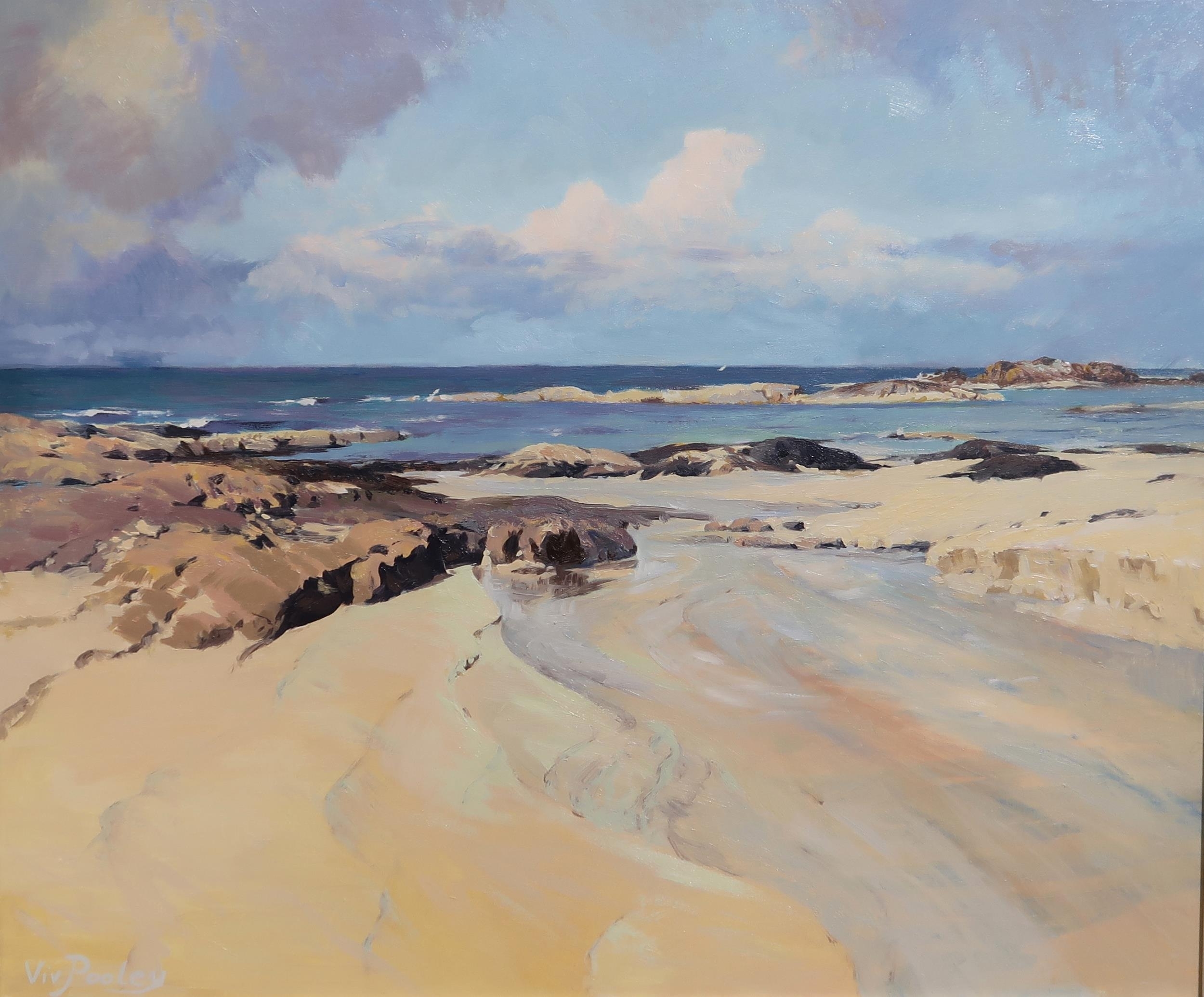 Vivienne Pooley | Sand Sea and Sky at Sanna | MutualArt