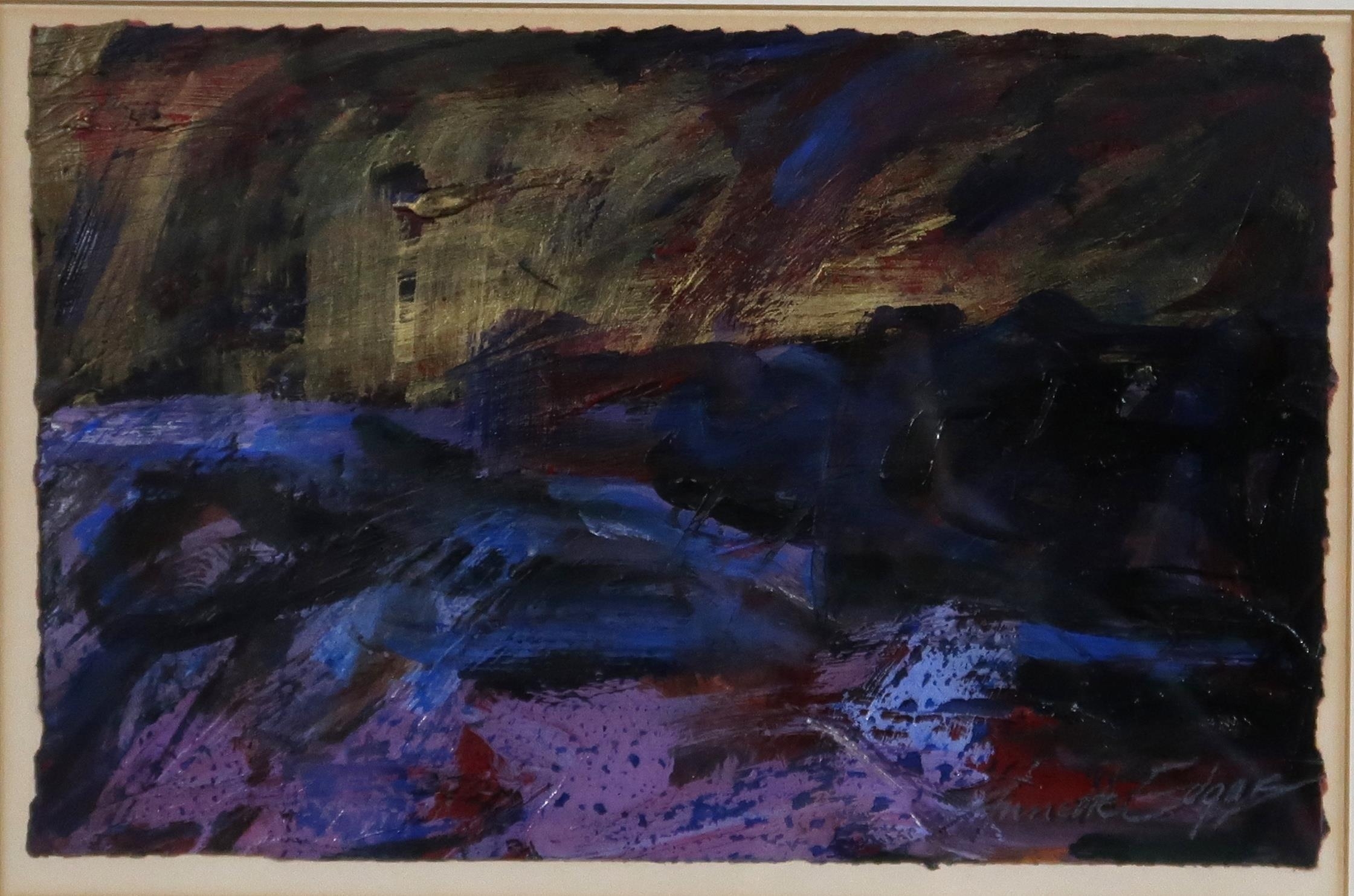 Annette Edgar | Costal Nightscape (1943) | MutualArt