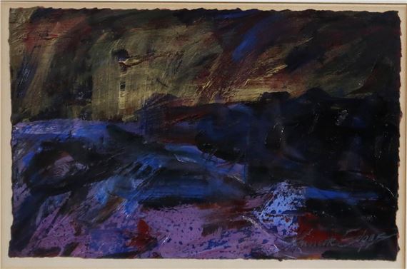 Annette Edgar | Costal Nightscape (1943) | MutualArt