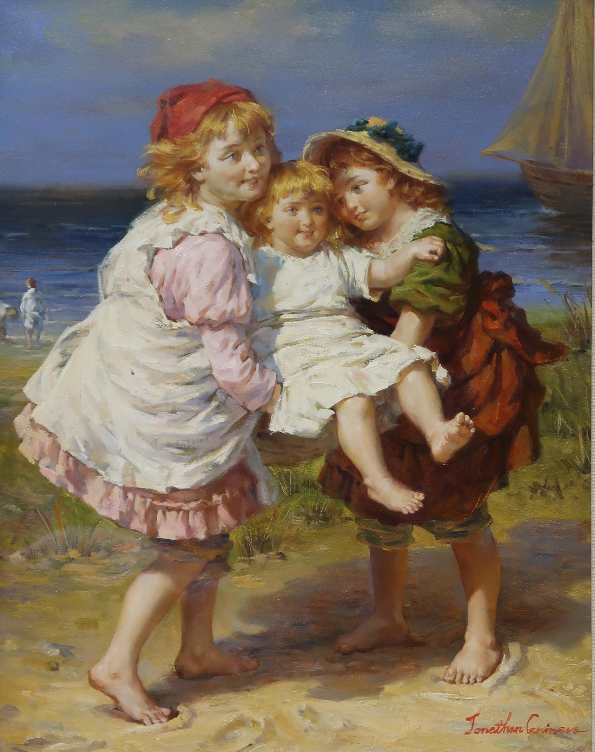 Jonathan Guiness | Sisters | MutualArt