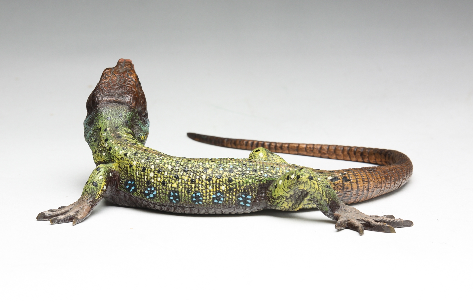 Franz Bergman‏ | AUSTRIAN COLD PAINTED BRONZE LIZARD. | MutualArt