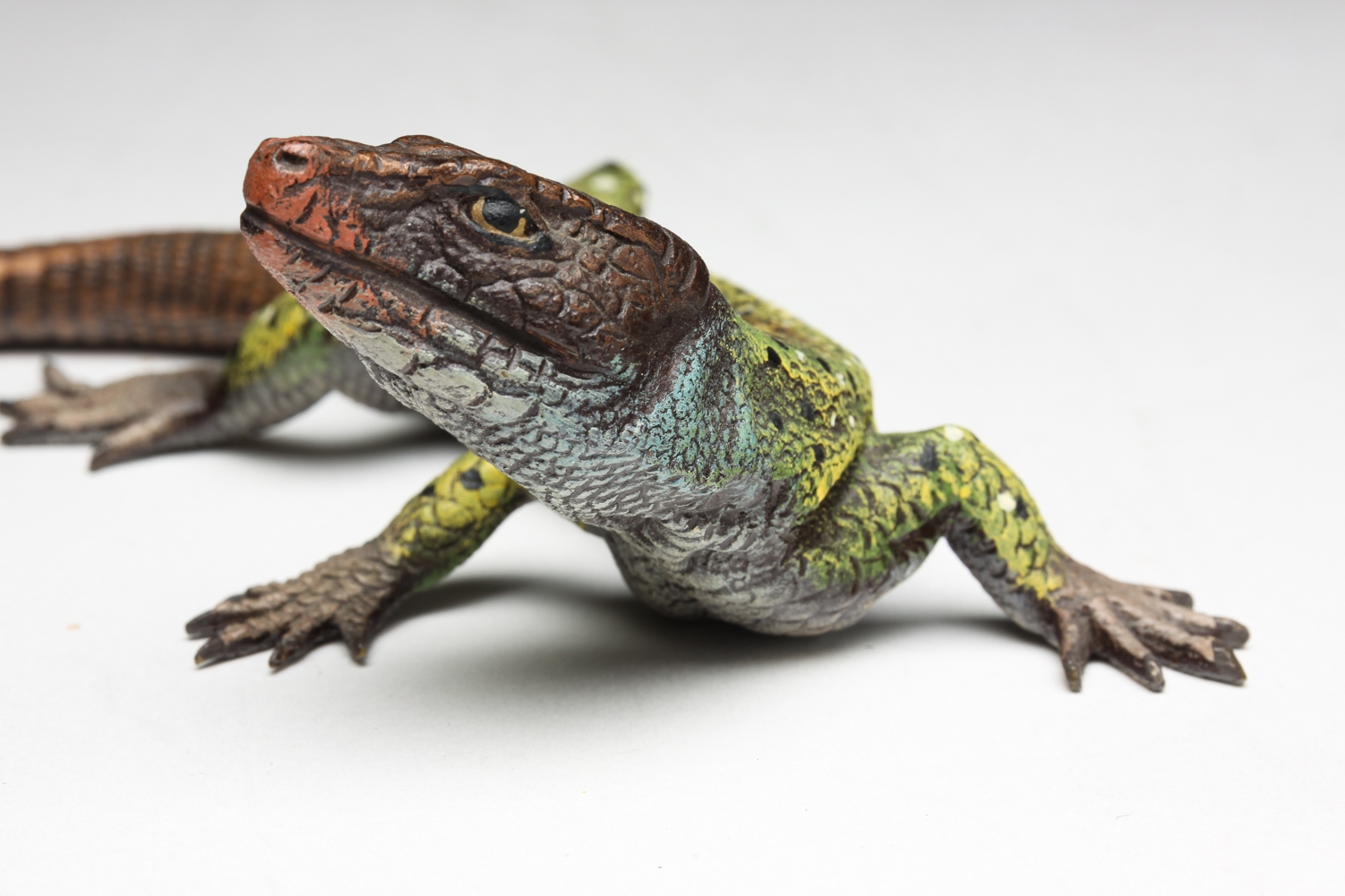 Franz Bergman‏ | AUSTRIAN COLD PAINTED BRONZE LIZARD. | MutualArt