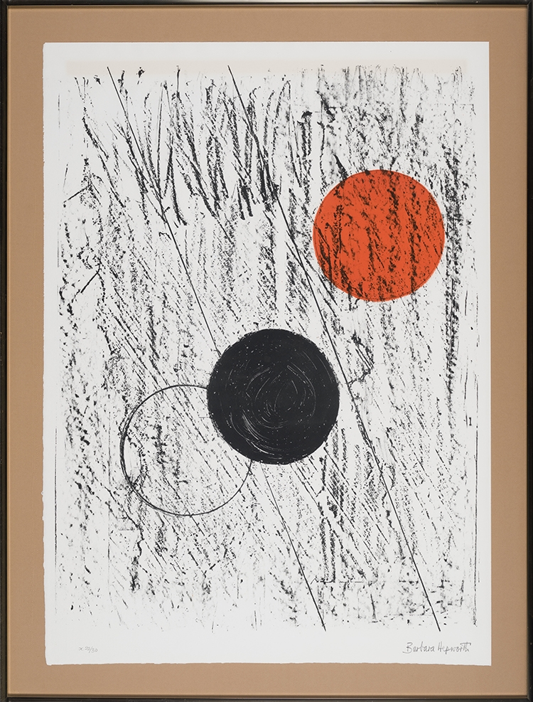 Barbara Hepworth | Sun and Moon (from Twelve Lithographs) (1969 ...