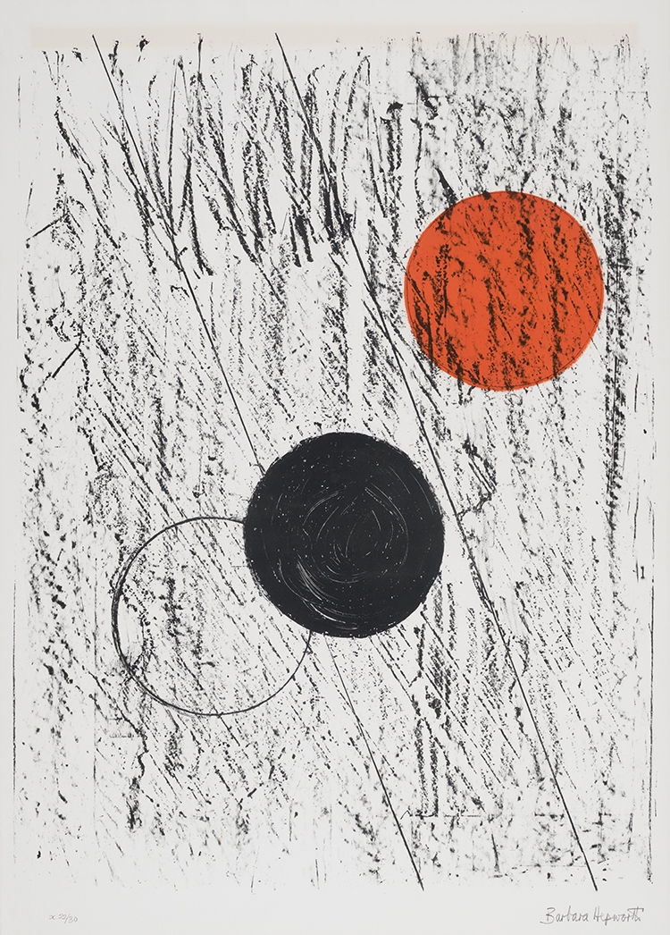 Barbara Hepworth | Sun and Moon (from Twelve Lithographs) (1969 ...