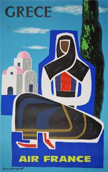 Guy Georget | AIR FRANCE.GRECE. (1963) | MutualArt