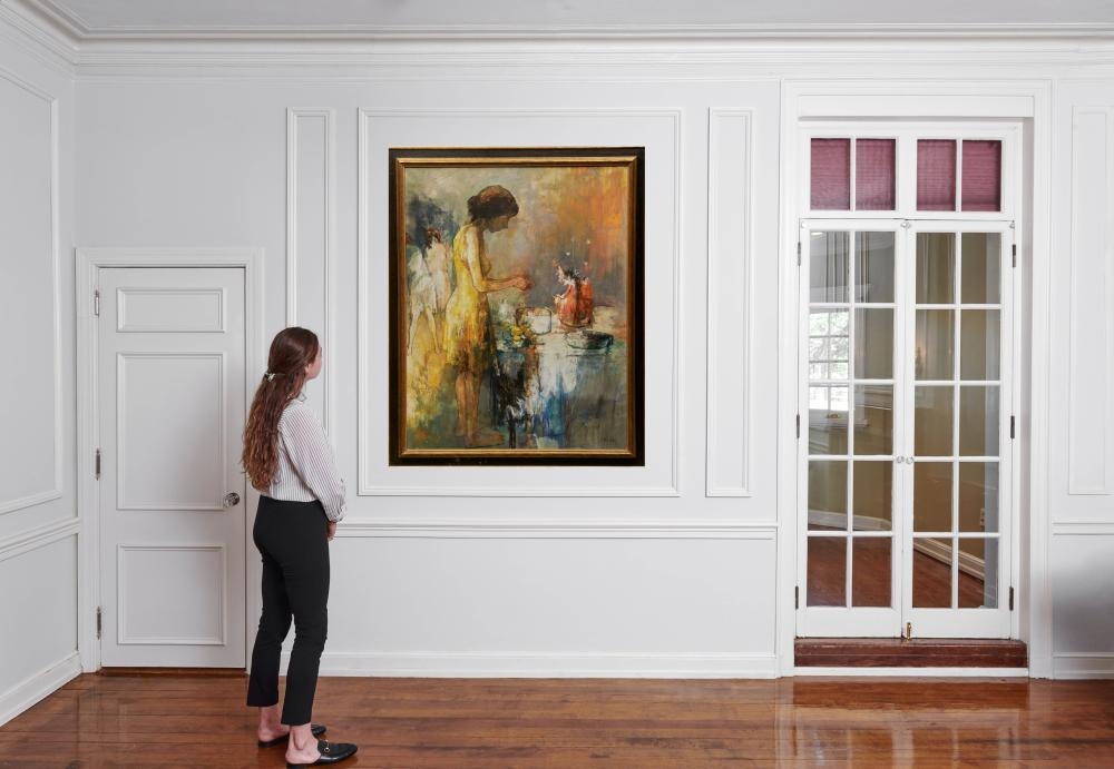 Jean Jansem | Femme dans un interieur | MutualArt