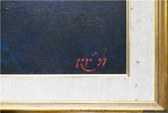 Popo Iskandar | The Tiger and The Full Moon (1997) | MutualArt