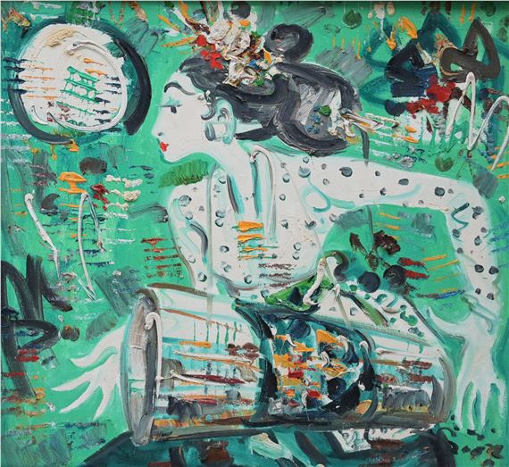 Nyoman Gunarsa | Dancer Under The Moon (2002) | MutualArt