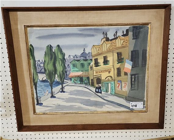 Pierre de Jon | FRENCH VILLAGE SCENE | MutualArt
