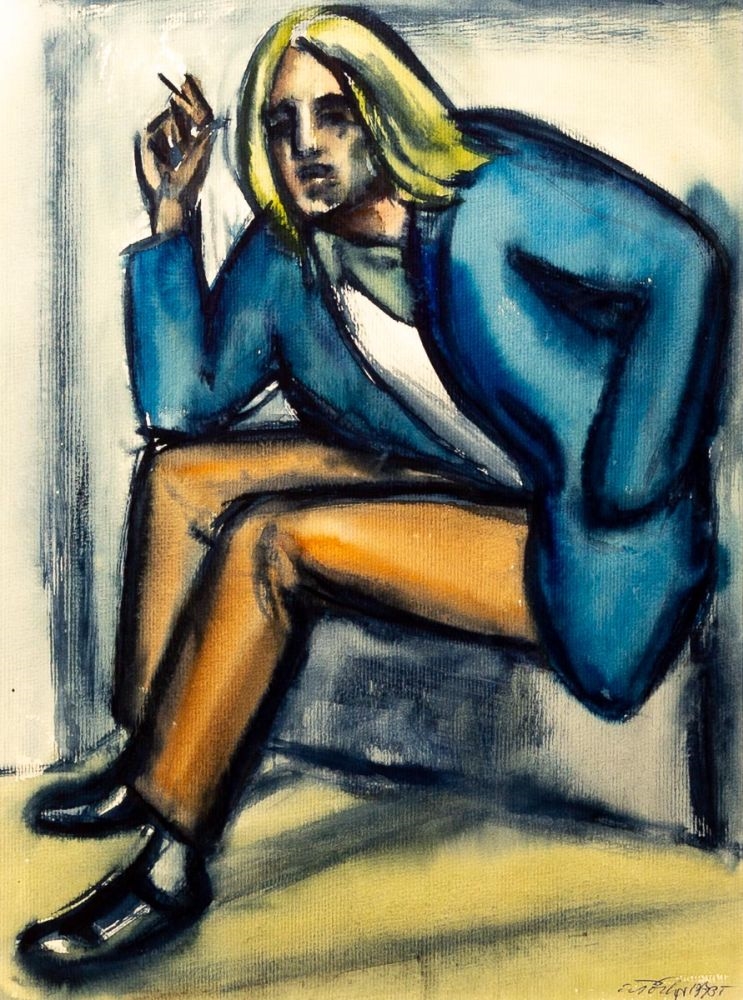 Sándor A. Toth | Cigarettaszünet (1973) | MutualArt