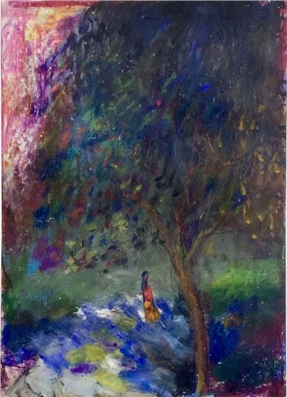 Muzaffer Akyol | Figürlü Peyzaj | MutualArt